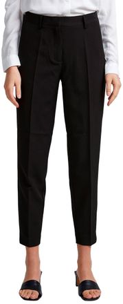 Ichi IHLEXI PA3 Damen Hose Stoffhose mit Stretch gerader Schnitt mit Elastikbund, Größe:38, Farbe:Black (194008)