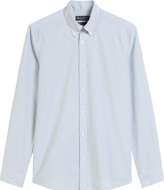 Marc O'Polo Hemd aus Baumwolle mit Minikaro, Regular Fit in