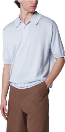 John Smedley Homme, Tops, Bleu, Taille: 2XL Shirt FC SS