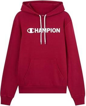 Champion Legacy Sweat &agrave; Capuche Graphique, M, Rouge, Rouge, M