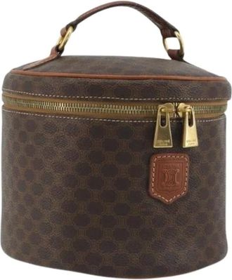 Celine Pochette cosm&eacute;tique vintage Pre-owned - Femme - Pre-owned - Brun - Taille: ONE Size