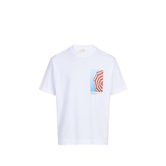 Closed T-shirt droit imprim&eacute; en coton