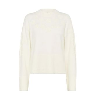 Kaffe Damen, Strickwaren, Wei&szlig;, 2XLGr&ouml;&szlig;e