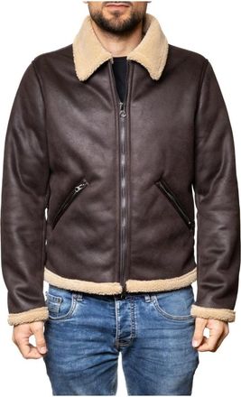 Censured Faux Fur & Shearling Jacke - - Jackets - Herren - Braun - XL