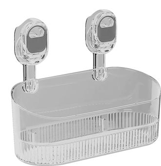 Generic Saugnapf f&uuml;r Duschregal, Badezimmer-Regale | Badezimmer-Duschregal f&uuml;r Innendusche - Luxuri&ouml;ser abnehmbarer wasserdichter Duschkorb ohne Bohren f&uuml;r di