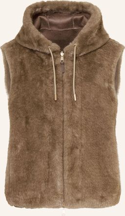 Mabrun Mabrun Kunstfell-Weste Fantasy beige