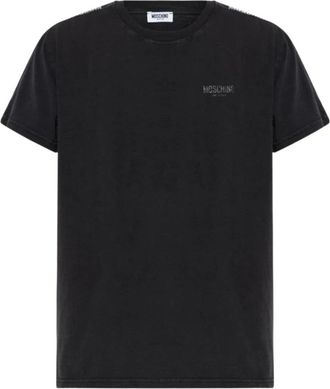 Moschino Homme, Tops, Noir, Taille: XL T-Chemises et Polos