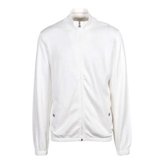 Eleventy Zip-Through Sweatshirt - - Sweatshirts & Hoodies - Herren - Wei&szlig; - 2XL