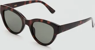 Mango Lunettes de soleil cat-eye chocolat - Femme - Taille unique - MANGO