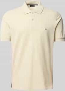 Christian Berg Poloshirt mit Label-Stitching