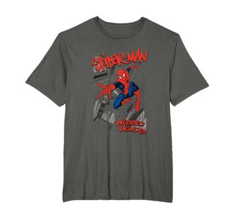 MARVEL Spiderman Sketch City T-Shirt