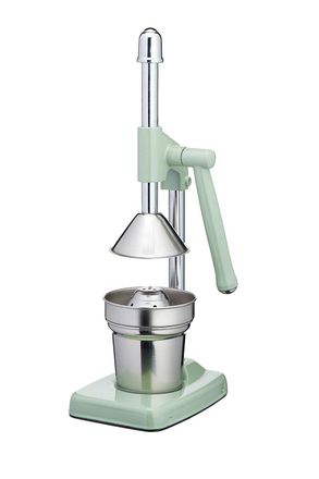 KitchenCraft Living Nostalgie Heavy Duty Hebelarm Manuelle Orangenpresse - English Sage