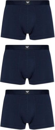 Emporio Armani Homme, Sous-v&ecirc;tements, Bleu, Taille: M Lot de trois boxers