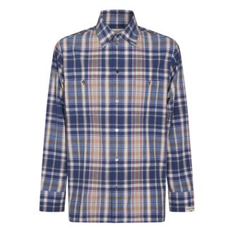 Golden Goose Femme, Blouses et Chemises, Multicolore, Taille: 40 FR Chemise &agrave; Carreaux Oversize