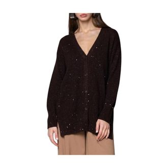Kaos Cardigans - - Knitwear - Damen - Schwarzk - S