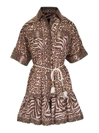 Zimmermann Robe Courte - Multicolore