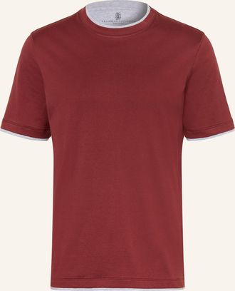 Brunello Cucinelli Brunello Cucinelli T-Shirt rot