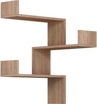 Calicosy Calicosy - Etag&egrave;re murale dangle 3 &eacute;tag&egrave;res H90 cm - Luska