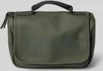 Rains Kulturtasche mit Label-Print Modell Texel Wash