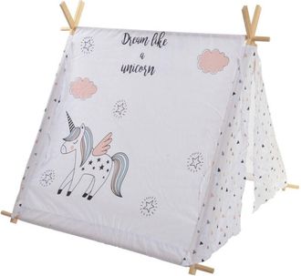 DKD Home Decor Dkd Home Decor - Tipi Coton Bois 110X110X106 Licorne