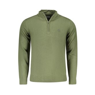 North Sails Lang&auml;rmliger Half-Zip Pullover - - Knitwear - Herren - Gr&uuml;n - S