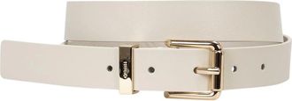 HUGO BOSS Femme, Accessoires, Blanc, Taille: 90 CM Ceinture en cuir