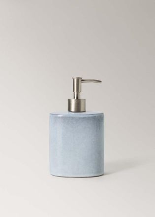 Mango Distributeur de savon ovale en c&eacute;ramique bleu ciel - Home - Taille unique - MANGO HOME