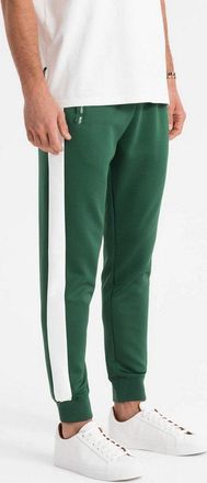 Ombre Sweatpants Herren Jogginghose mit kontrastfarbenen Streifen