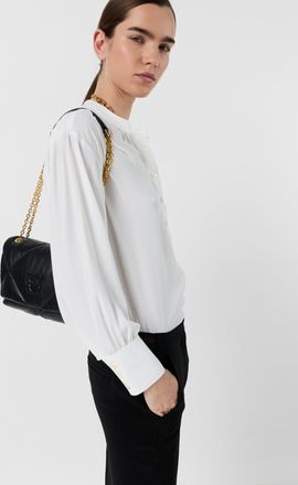 Gerard Darel Blouse fluide &agrave; col tunisien - CEZANNE - Ecru