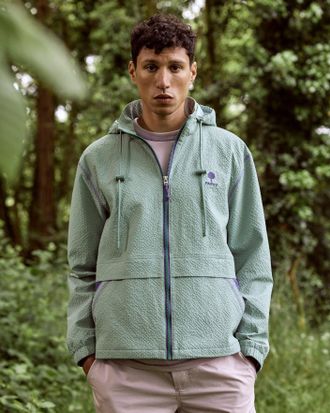 Faguo Blouson imperm&eacute;able vert clair