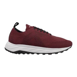 Kiton Sneakers Regular mit Struktur- 100 % handgefertigt - - Shoes - Herren - Rot - 43 1/2 EU