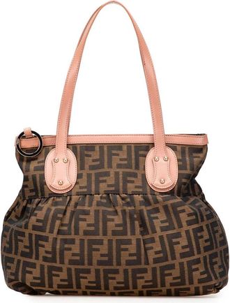 Fendi Shopper - Small Zucca Canvas Chef Tote - Gr. unisize - in Braun - für Damen