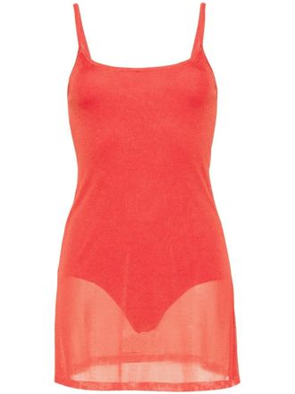 Jacquemus La Robe Maille Minikleid - Rot