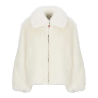 Casablanca Faux Fur Shearling Jackets - - Jackets - Damen - Wei&szlig; - S