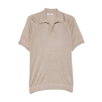 KANGRA Polo M-Manica a Martello Rasato - - Tops - Herren - Braun - 2XL