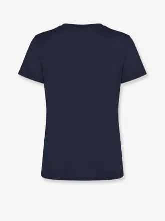 Max Mara Womens T-Shirt Papaia Cotton Blue T-Shirts & Jerseys