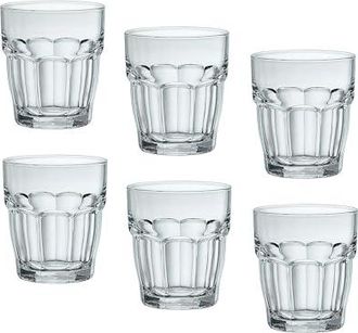 Bormioli Rocco Rock Bar stapelbare Doppel-Gläser, altmodisch, 6 Stück