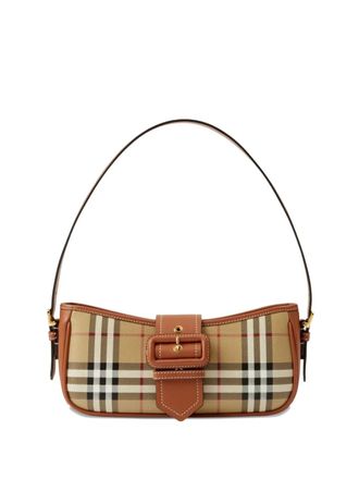 Burberry sac porté épaule à motif Vintage Check - Tons neutres