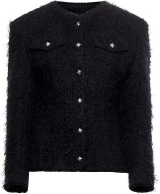 John Richmond Femme, Vestes, Noir, Taille: 38 FR Giacca Bottoni Decorativi