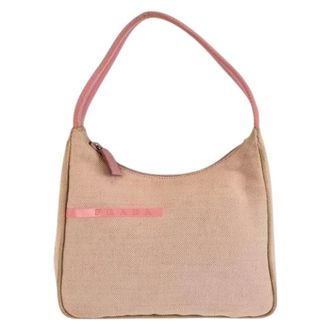 Prada Sac &agrave; main en toile Pre-owned - Femme - Pre-owned - Rose - Taille: ONE Size