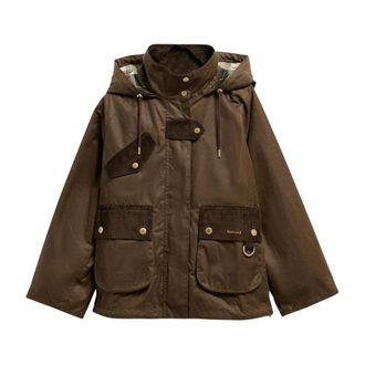 Barbour Willowmere Wachsjacke - - Jackets - Damen - Braun - M