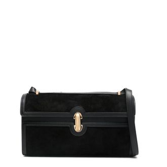 Savette Symmetry 26 In Wildleder mit glattem Kalbslederbesatz - - Bags - Damen - Schwarzk - ONE SIZE