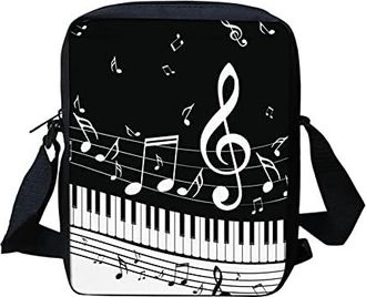 Showudesigns Petit sac &agrave; bandouli&egrave;re pour enfants, gar&ccedil;ons et filles, petit sac &agrave; bandouli&egrave;re, Note de musique., Taille unique