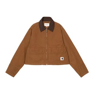 Carhartt Work in Progress Femme, Vestes, Brun, Taille: 40 FR Prescott Coat