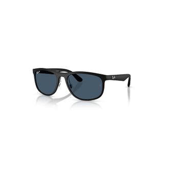 Ray-Ban Rb4468 Polarized Ultra Lenses Sonnenbrillen Sand Schwarz Fassung Blau Glas Polarisiert 59-18