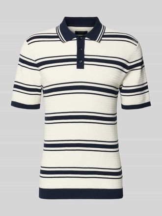 Mc Neal Slim Fit Poloshirt in Strick-Optik