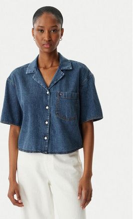 Tommy Jeans Jeanshemd DW0DW22216 Blau Relaxed Fit