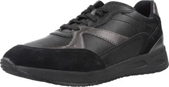 Geox Damen D BULMYA A Sneaker, Black, 39 EU