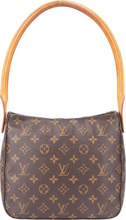 Louis Vuitton Crossbody Bags - Louis Vuitton Canvas Monogram Looping MM Shoulder - Gr. unisize - in Braun - f&uuml;r Damen