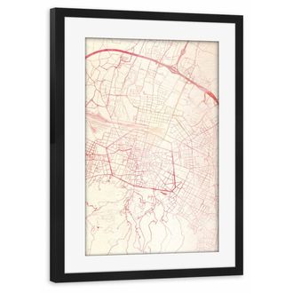 artboxONE Poster mit Rahmen schwarz 45x30 cm Bologna Italien I von Makadi Atatu - gerahmtes Poster